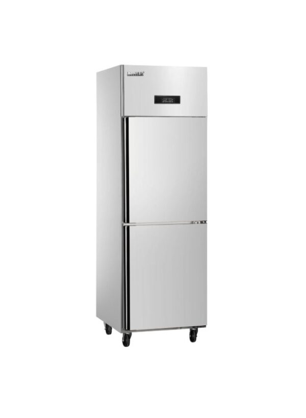 Stainless Steel Vertical Freezer Two Opening | Snow Village
