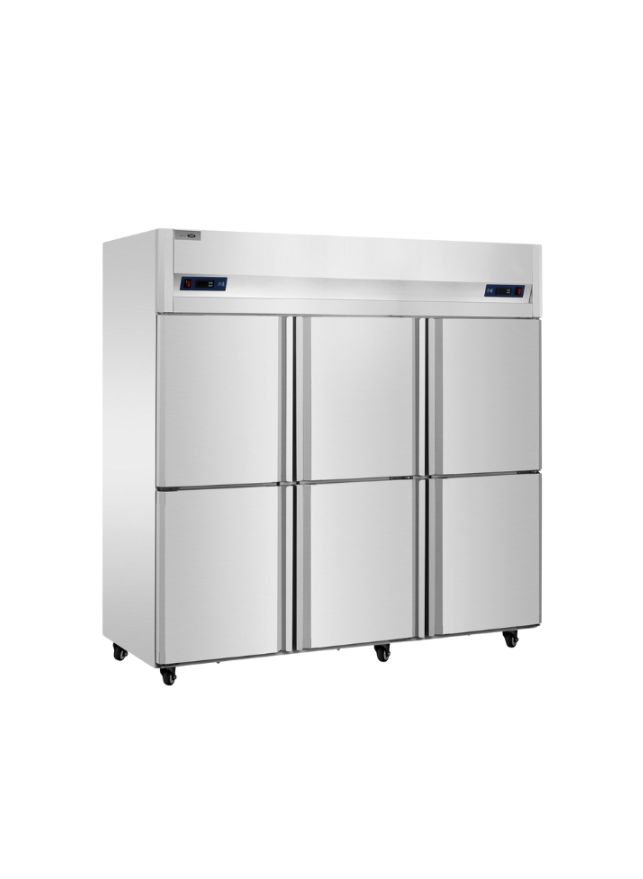 Upright Stainless Steel Freezer - Six Opening | Snow Village