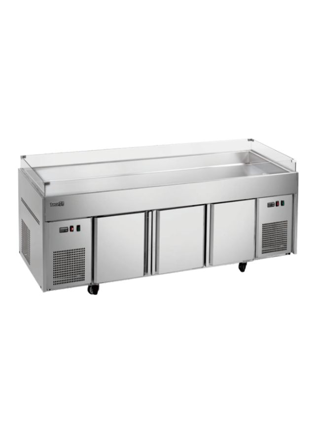 Seafood Ice Display - SS Ice Table Freezer | Snow Village